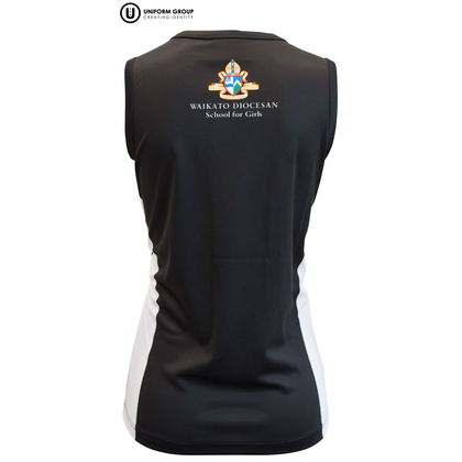 Singlet - Black - Waikato Diocesan School for Girls-Sportswear : THE U ...